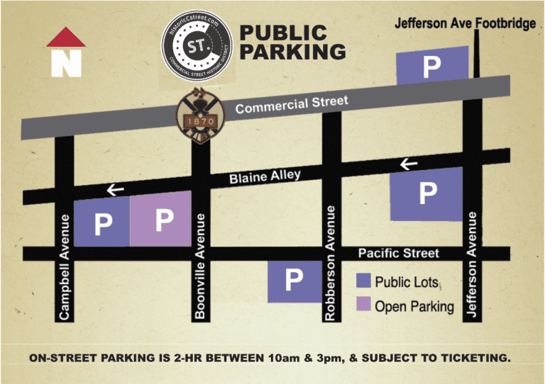 C-Street Parking Map | Historic Firehouse